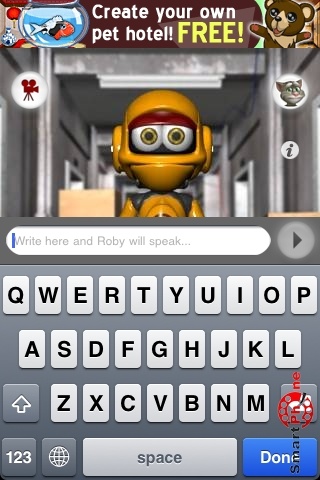 Обзор программы Talking Roby the Robot для iOS